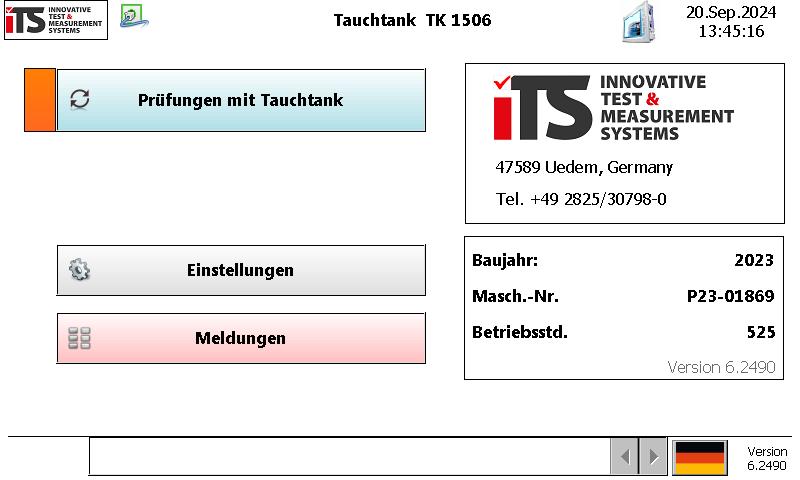 immersion tank TT 1010 - ITS GmbH